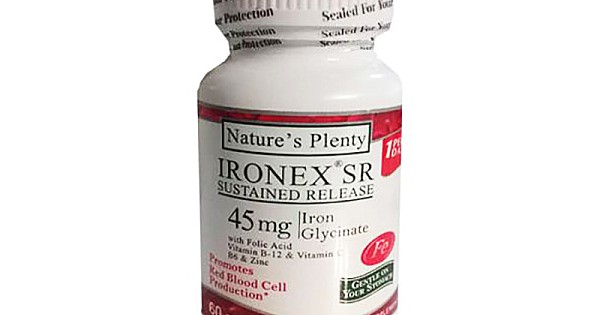 قیمت و خرید کپسول آیرونکس اس آر نیچرز پلنتی