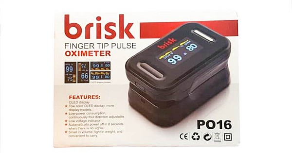 قیمت و خرید آنلاین پالس اکسیمتر PO16 بریسک - داروخانه آنلاین