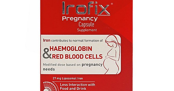 قیمت و خرید کپسول آیروفیکس بارداری دایونیکس Irofix