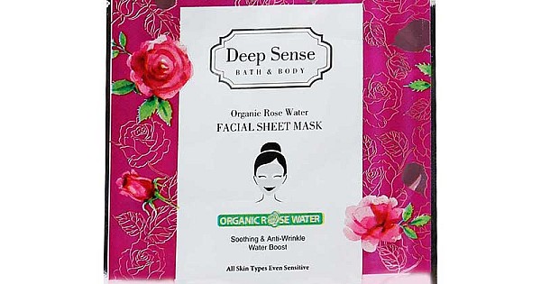 قیمت و خرید ماسک صورت نقابی گلاب دیپ سنس برای پوست حساس