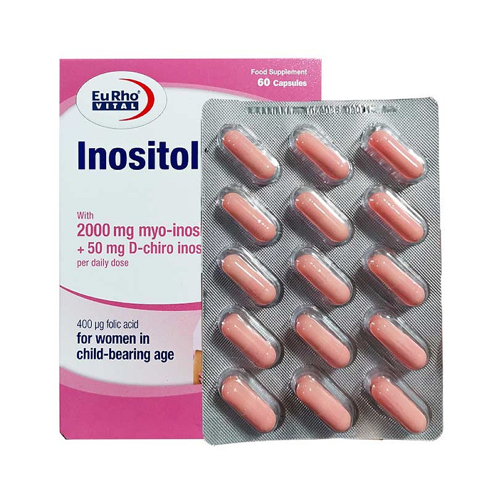 قیمت و خرید کپسول اینوزیتول پلاس یوروویتال Inositol Plus