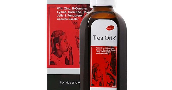 قیمت و خرید شربت اشتها اور تریس اوریکس فورت ای tres orix