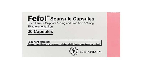 قیمت و خرید قرص آهن ففول Fefol